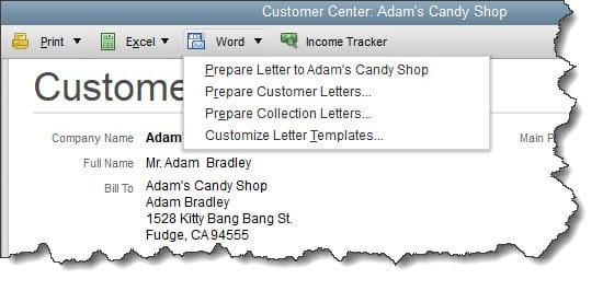 How QuickBooks and Word Improve Customer Relationships