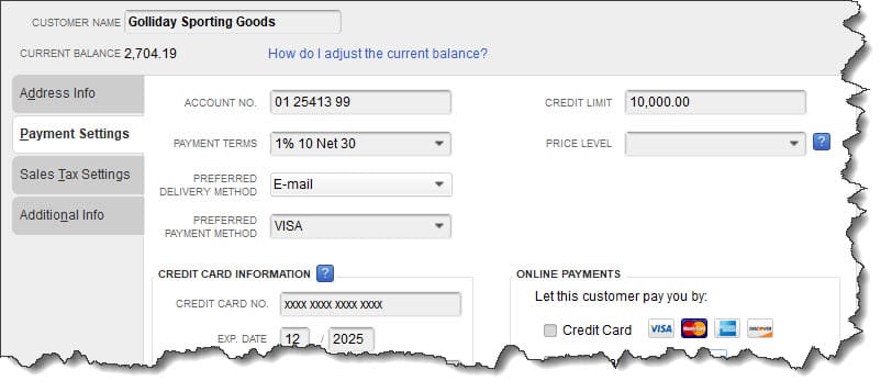 Tracking customer transactions and communication in QuickBooks